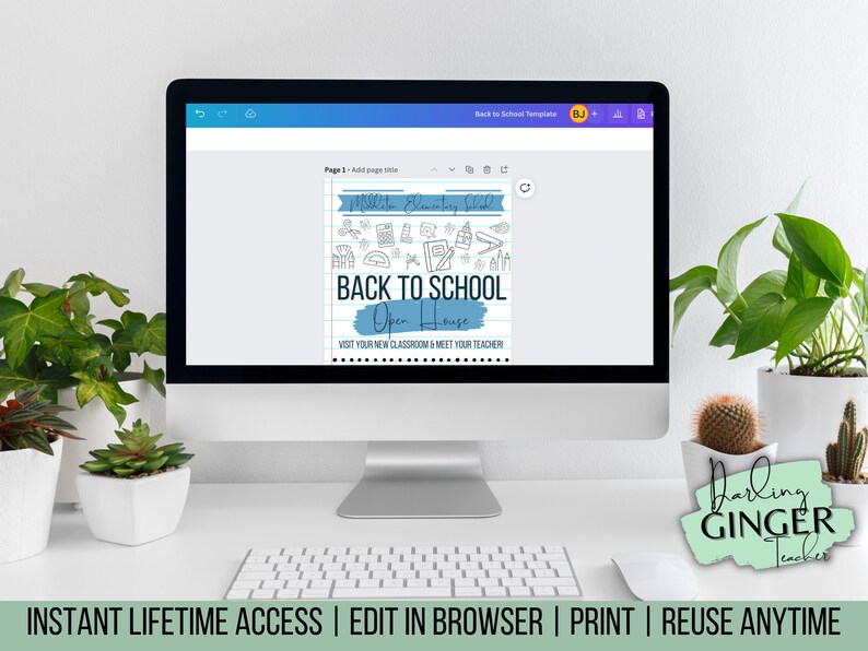 Back to School Flyer | EDITABLE School Flyer | Back to School Sign ...