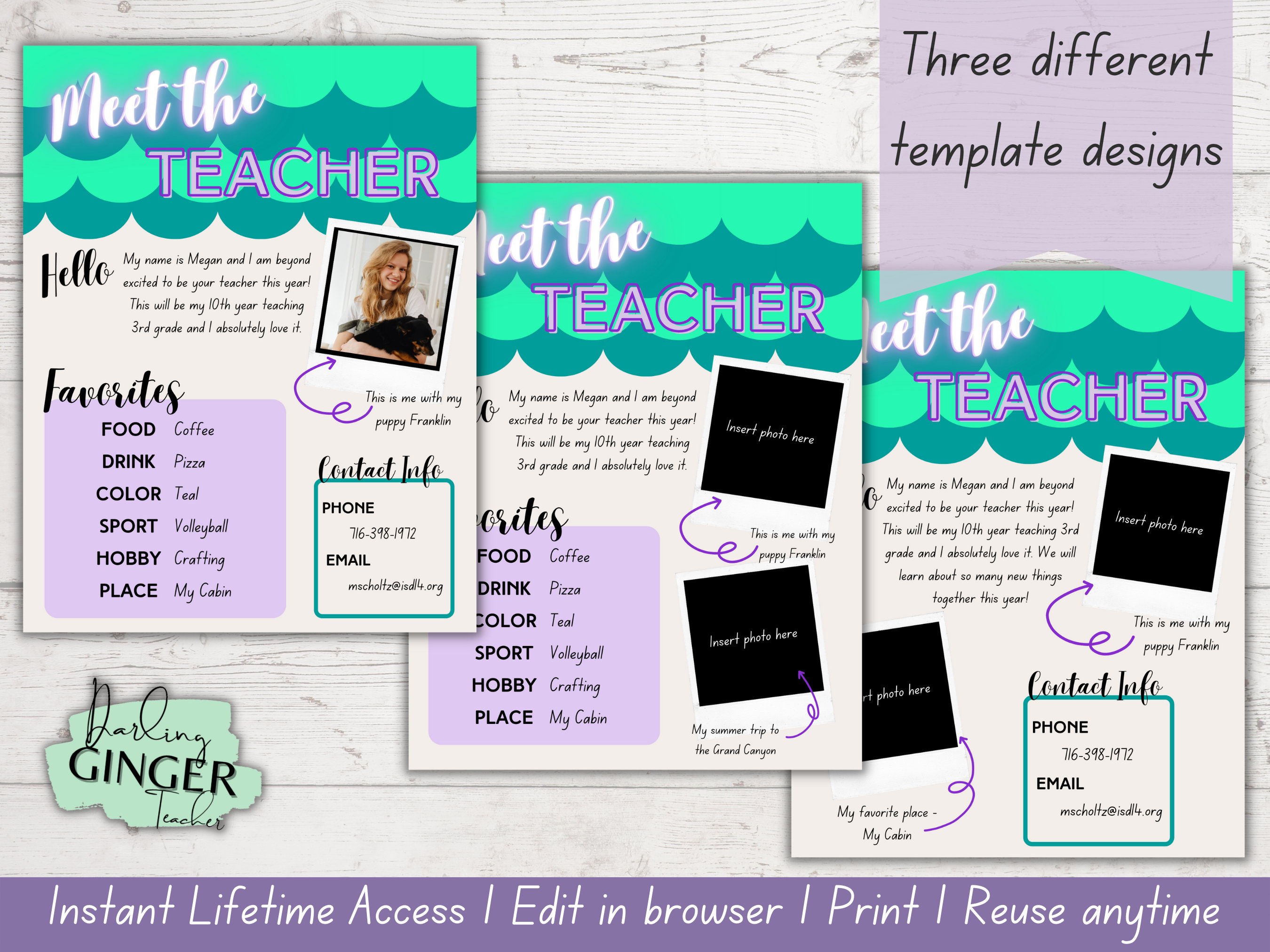 Meet the Teacher Mermaid Classroom Labels Back to School Flyer Meet the ...