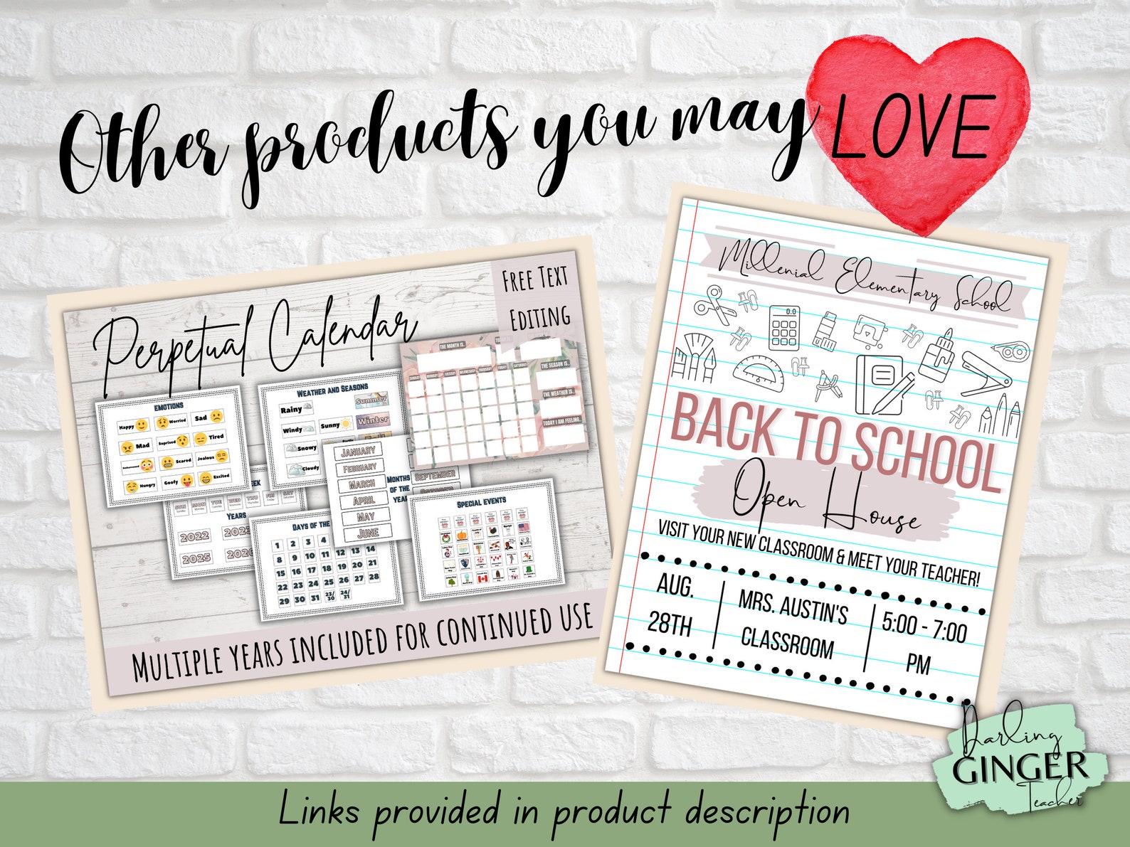 Meet the Teacher Boho Green Classroom Label Back to School Flyer Meet ...