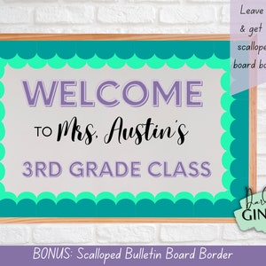 EDITABLE Teacher Newsletter | Back to School Flyer | Mermaid Back to ...