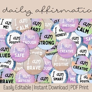 Affirmation Station | Class Mirror Display | Watercolor Classroom ...