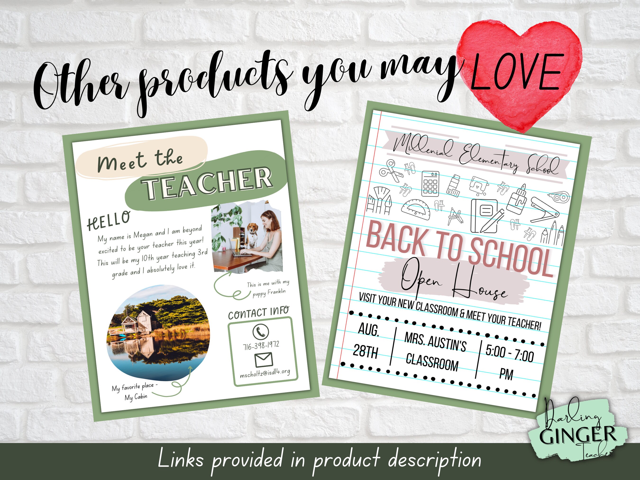 EDITABLE Teacher Newsletter Back to School Flyer Boho Back to School ...