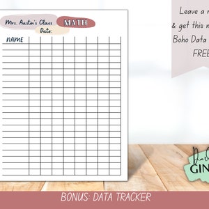 Boho Pink Back to School BUNDLE | Classroom Label | EDITABLE Flyer ...