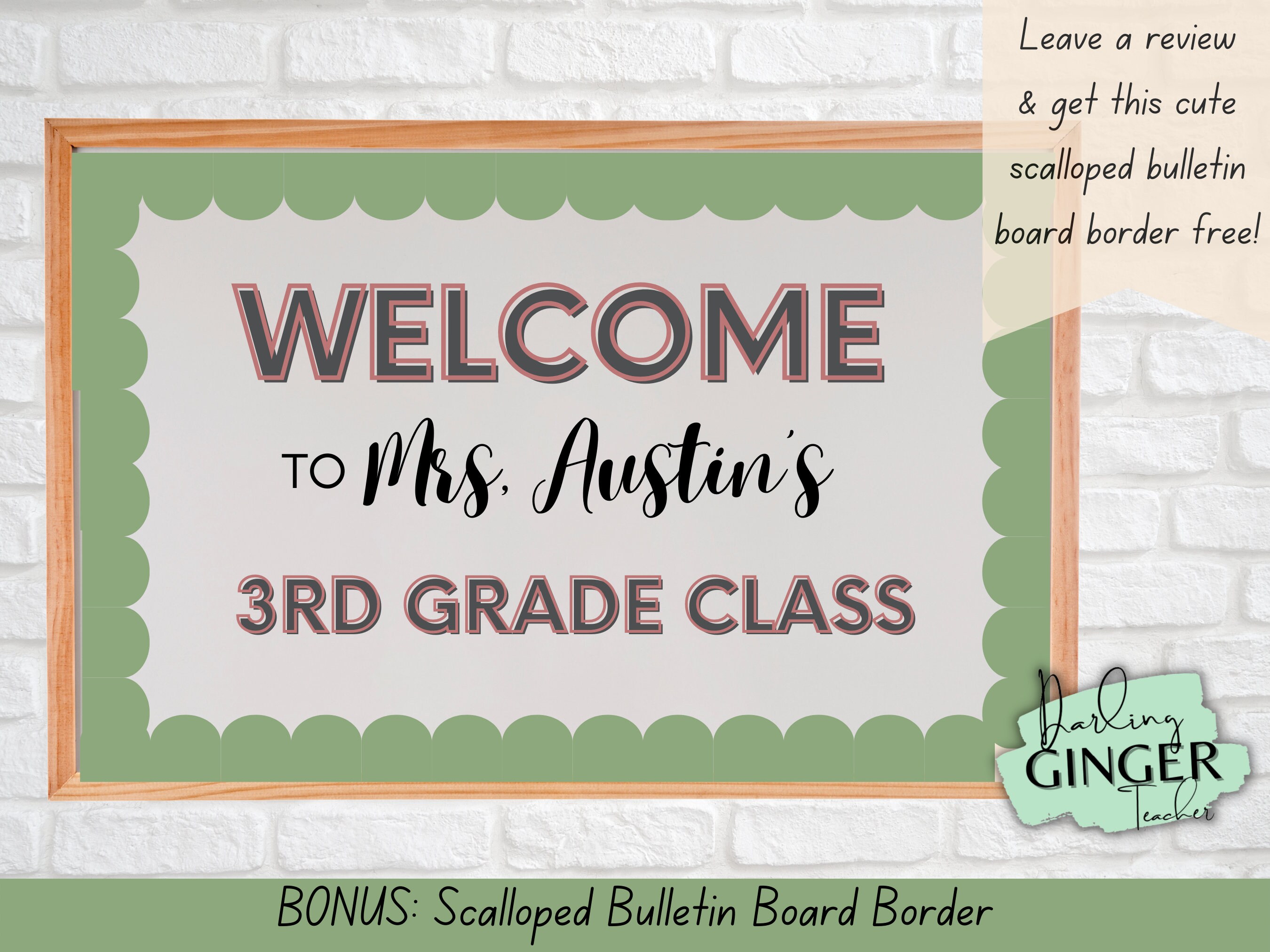 Meet the Teacher Boho Green Classroom Label Back to School Flyer Meet ...