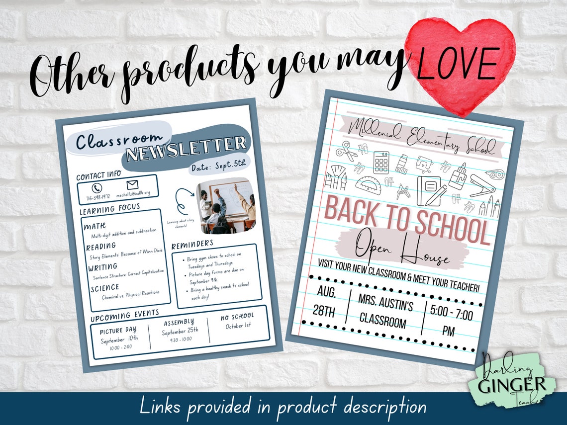 Meet the Teacher Boho Blue Classroom Label Back to School - Etsy