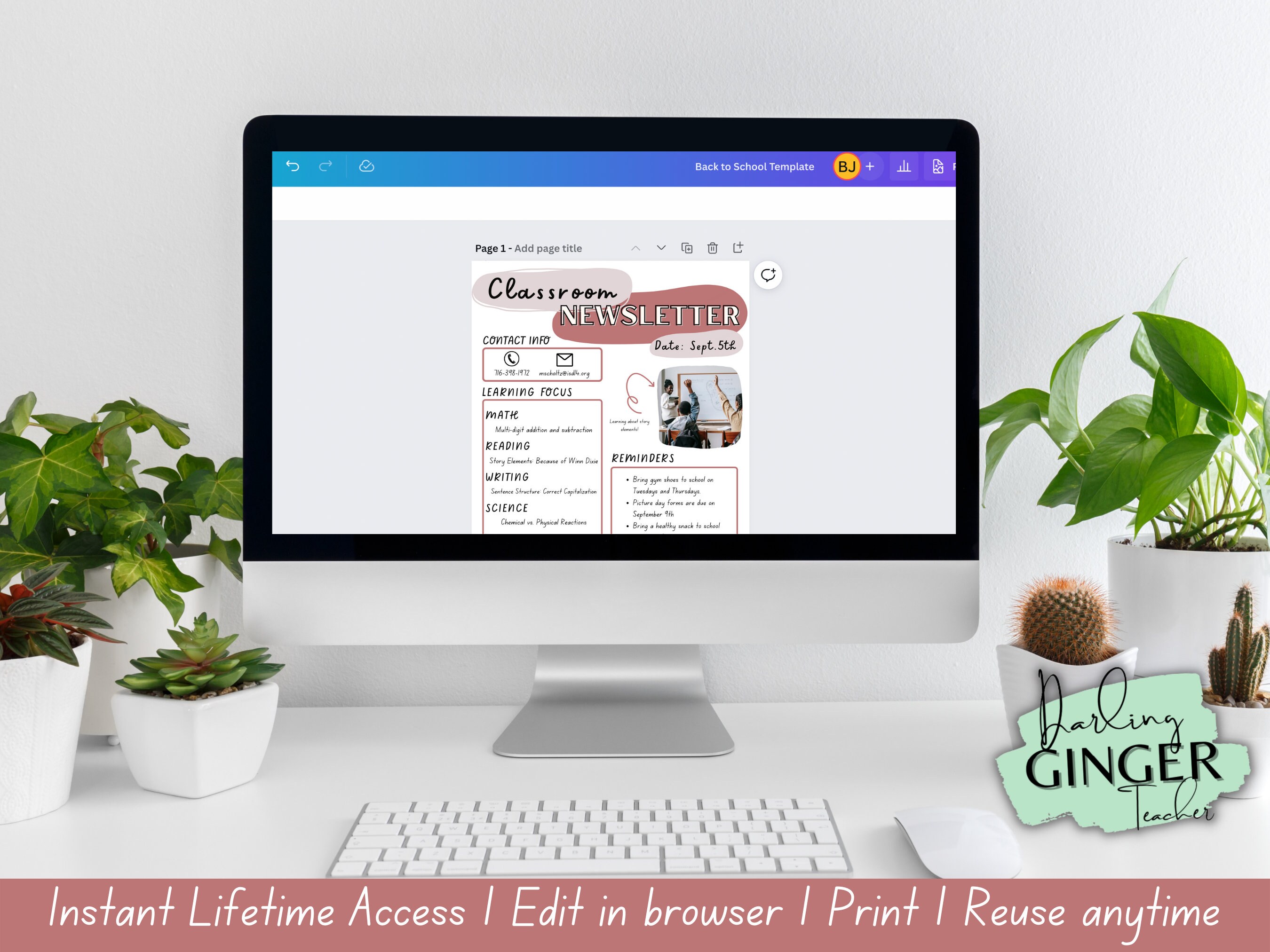 Boho Pink Back to School BUNDLE | Classroom Label | EDITABLE Flyer ...