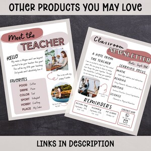 Neutral Boho Name Plates | Editable Classroom Decor (PDF) - Etsy