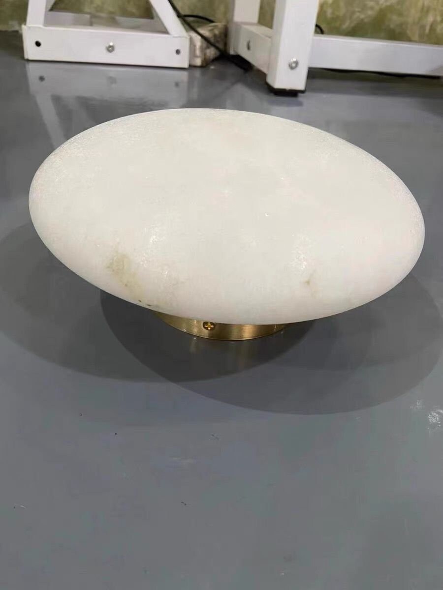 Rustic Wall Lamp, Marble Stone Wall Light, White Bedside Wall Lamp ...