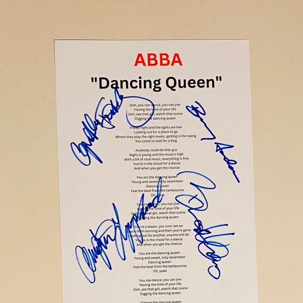 Abba Poster - Etsy