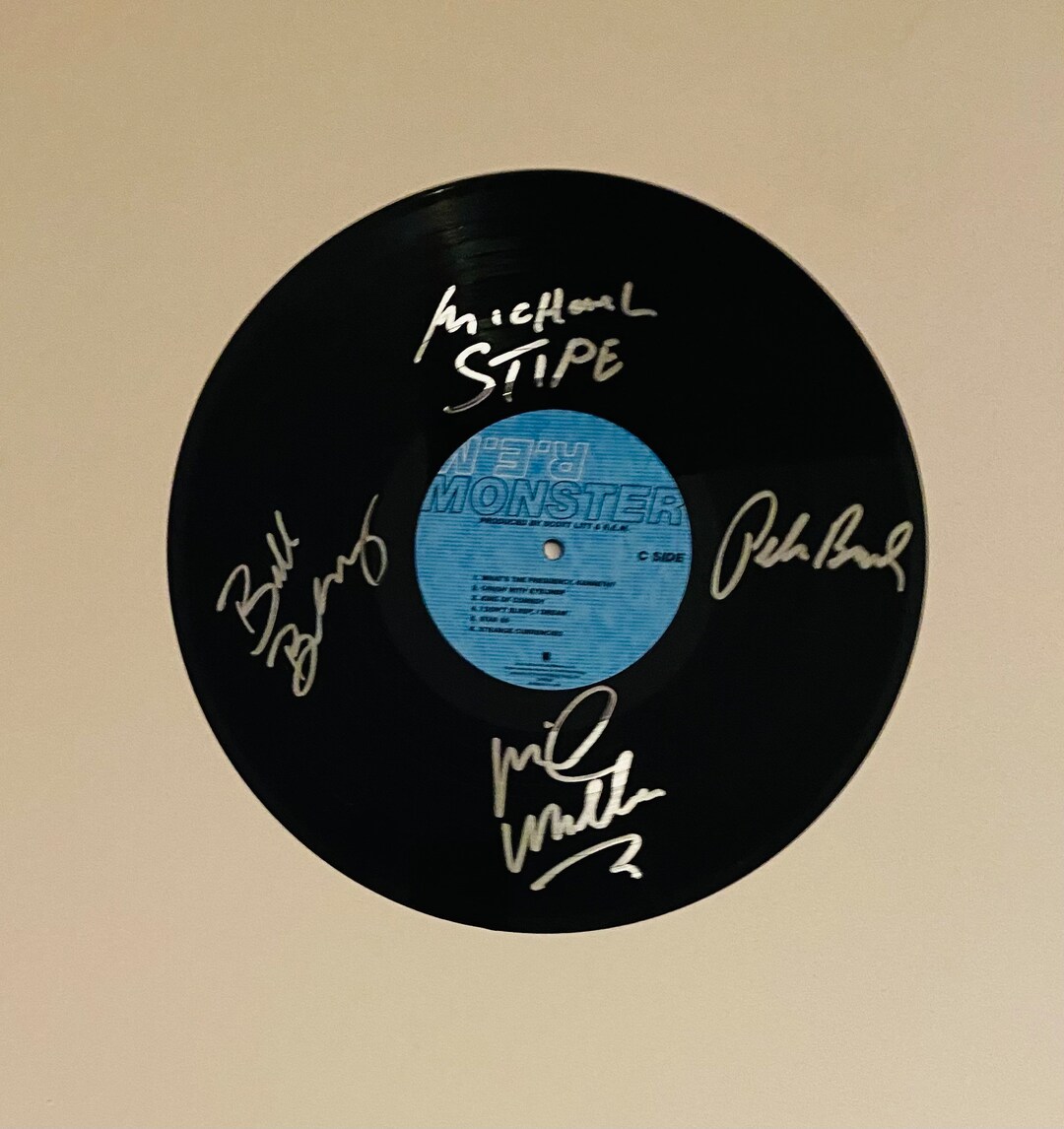 REM Signed Vinyl Record - Etsy