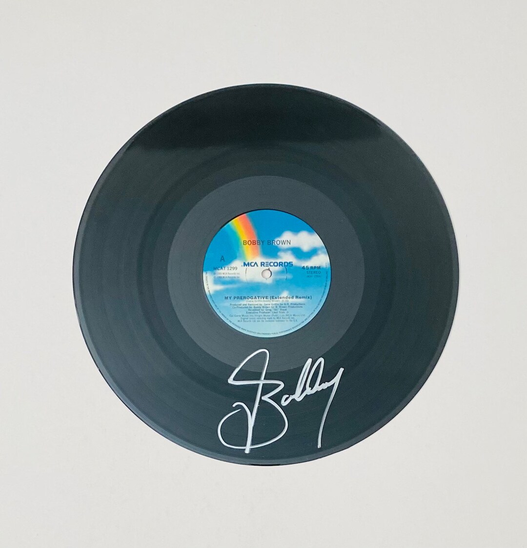 Bobby Brown Signed Vinyl Record - Etsy