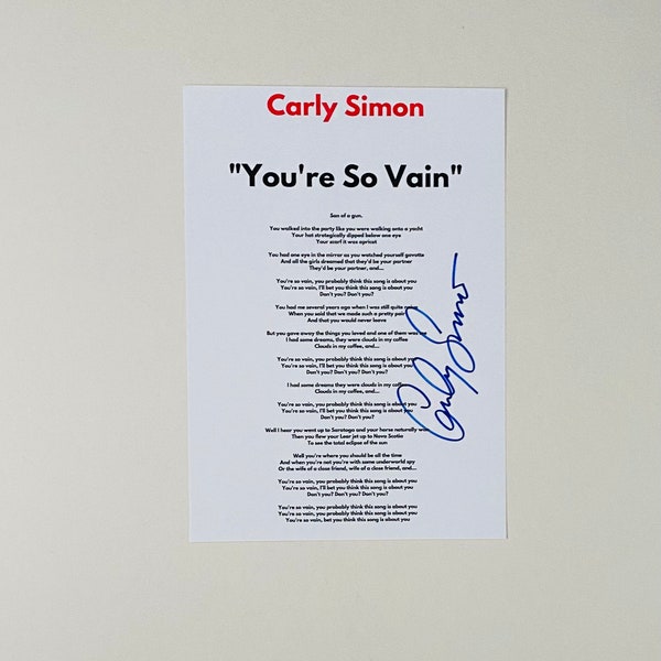 Carly Simon - Etsy
