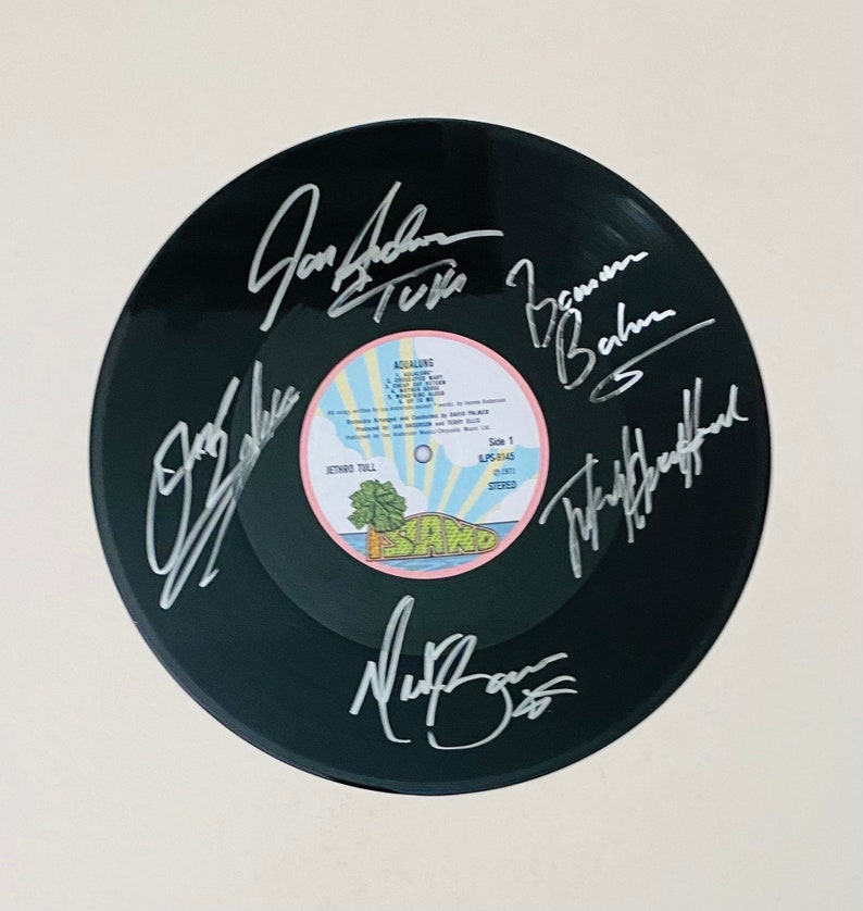 Jethro Tull Signed Vinyl Record - Etsy