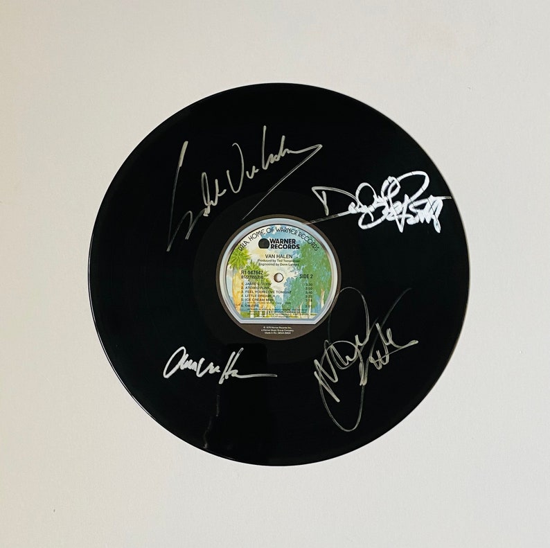 Van Halen Signed Vinyl Record - Etsy