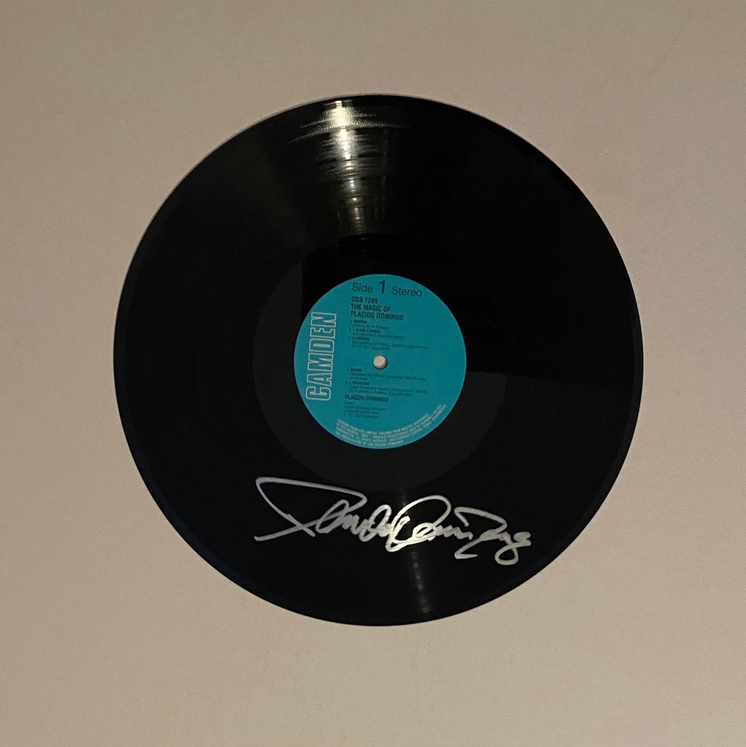 Placido Domingo Signed Vinyl Record - Etsy