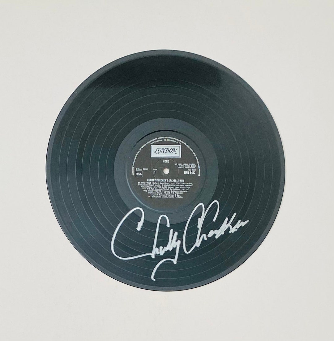 Chubby Checker Signed Vinyl Record - Etsy