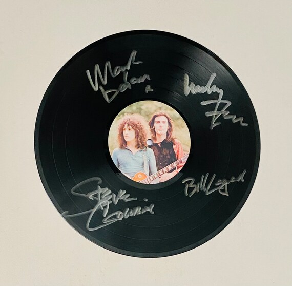 T Rex Signed Vinyl Record - Etsy