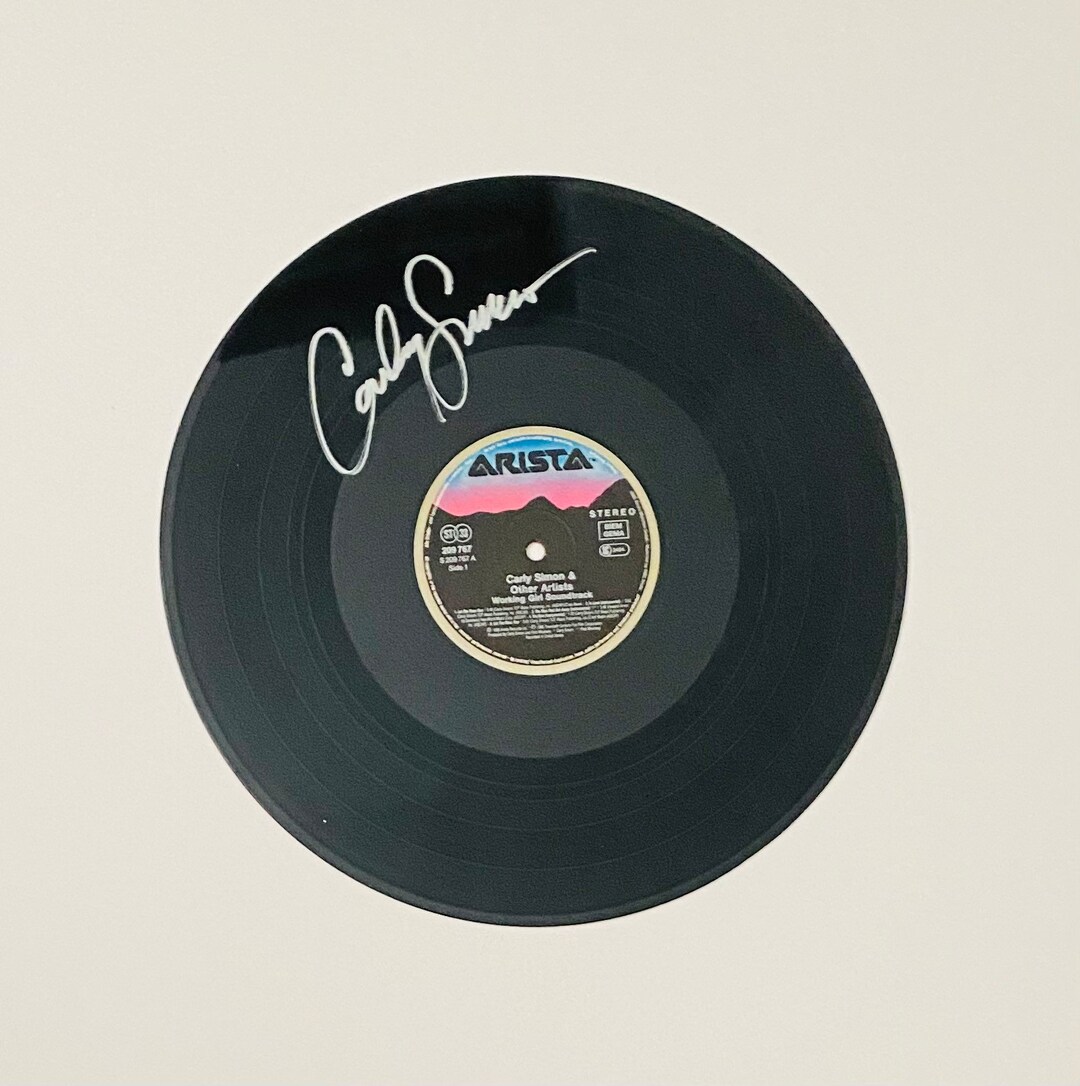 Carly Simon Signed Vinyl Record - Etsy