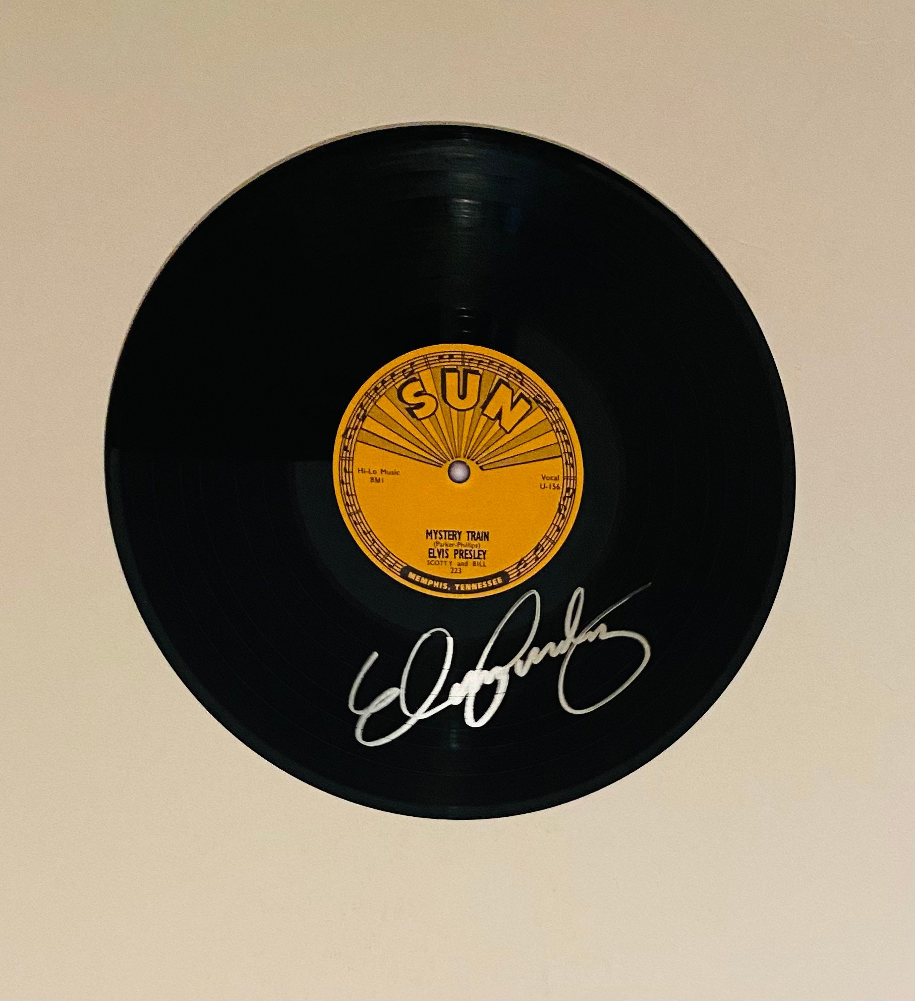 Elvis Presley Signed Vinyl Record - Etsy