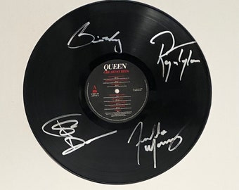 Queen Signed Vinyl Record - Etsy