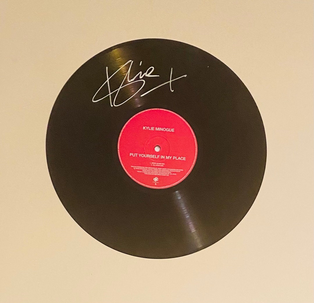 Kylie Minogue Signed Vinyl Record - Etsy
