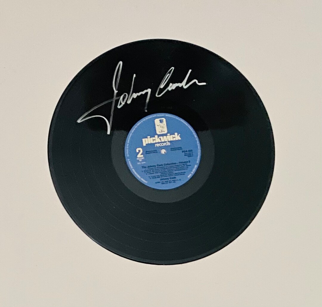 Johnny Cash Signed Vinyl Record - Etsy