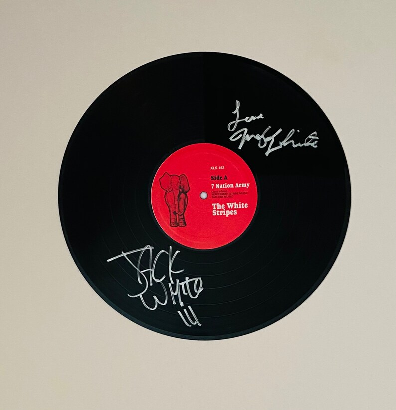 The White Stripes Signed Vinyl Record - Etsy