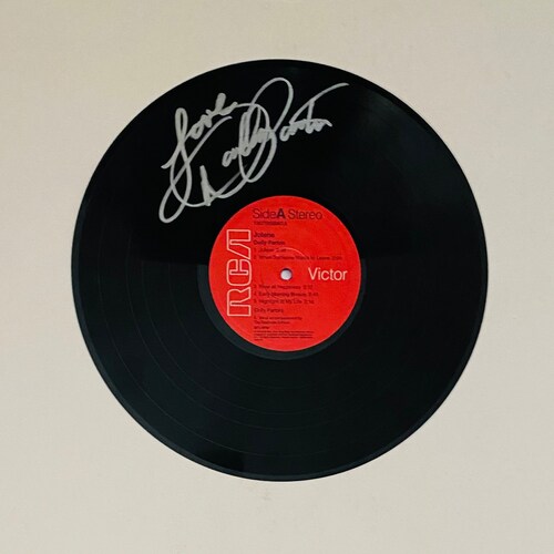 Dolly Parton Jolene Autographed Vinyl Record Framed - Etsy