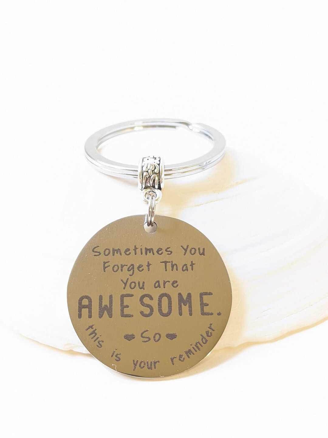 Awesome Keychain Keyring Inspirational Appreciation Thank You Employee ...