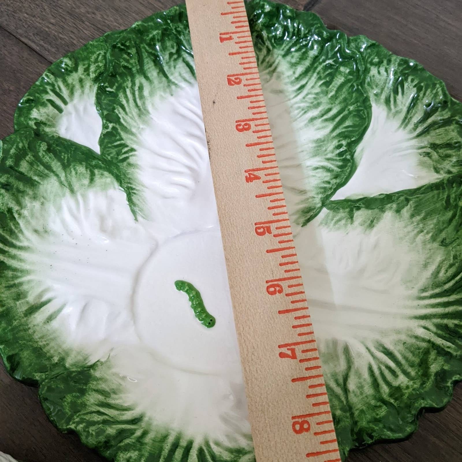 Vintage OCI Omnibus Cabbage Leaf Snack Plate Mug Set Caterpillar Cute ...