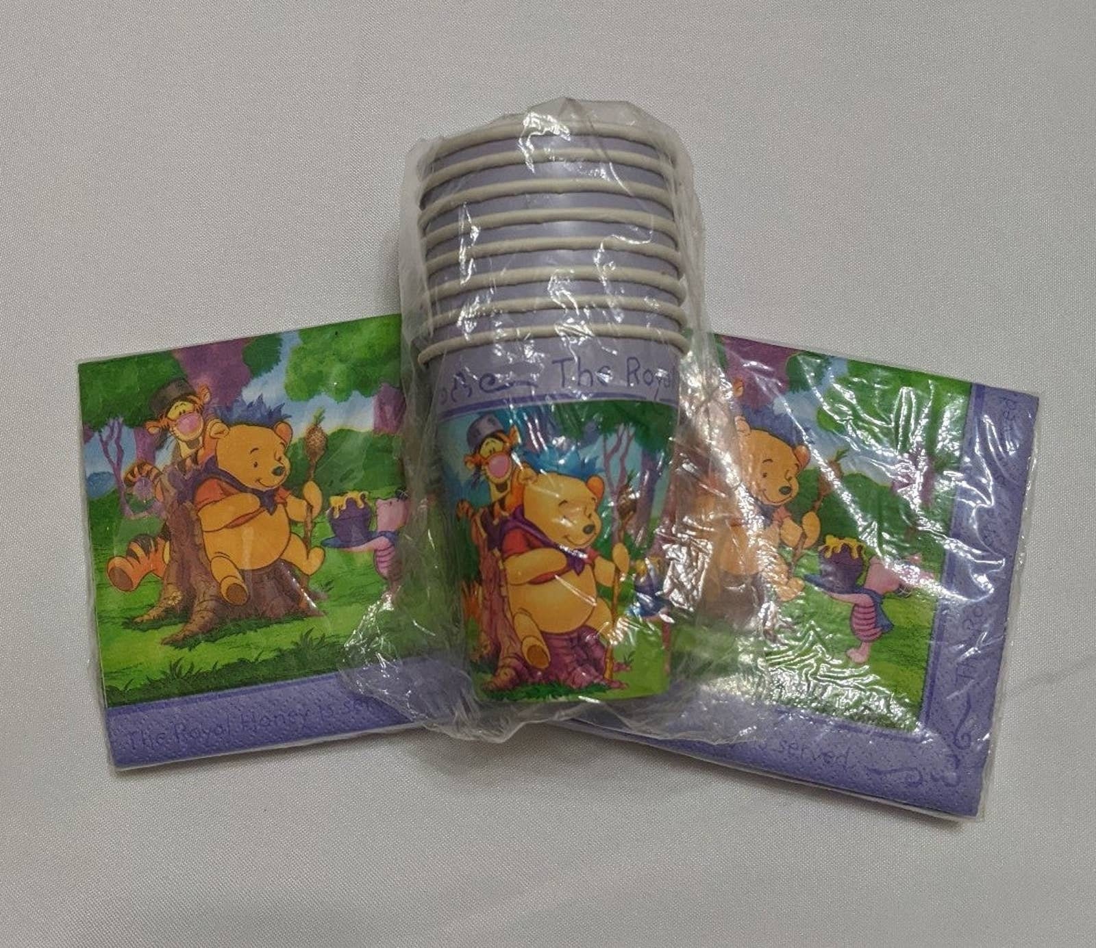 New Winnie the Pooh Grand Day Paper Cup Napkin Party Set Lot Vintage - Etsy