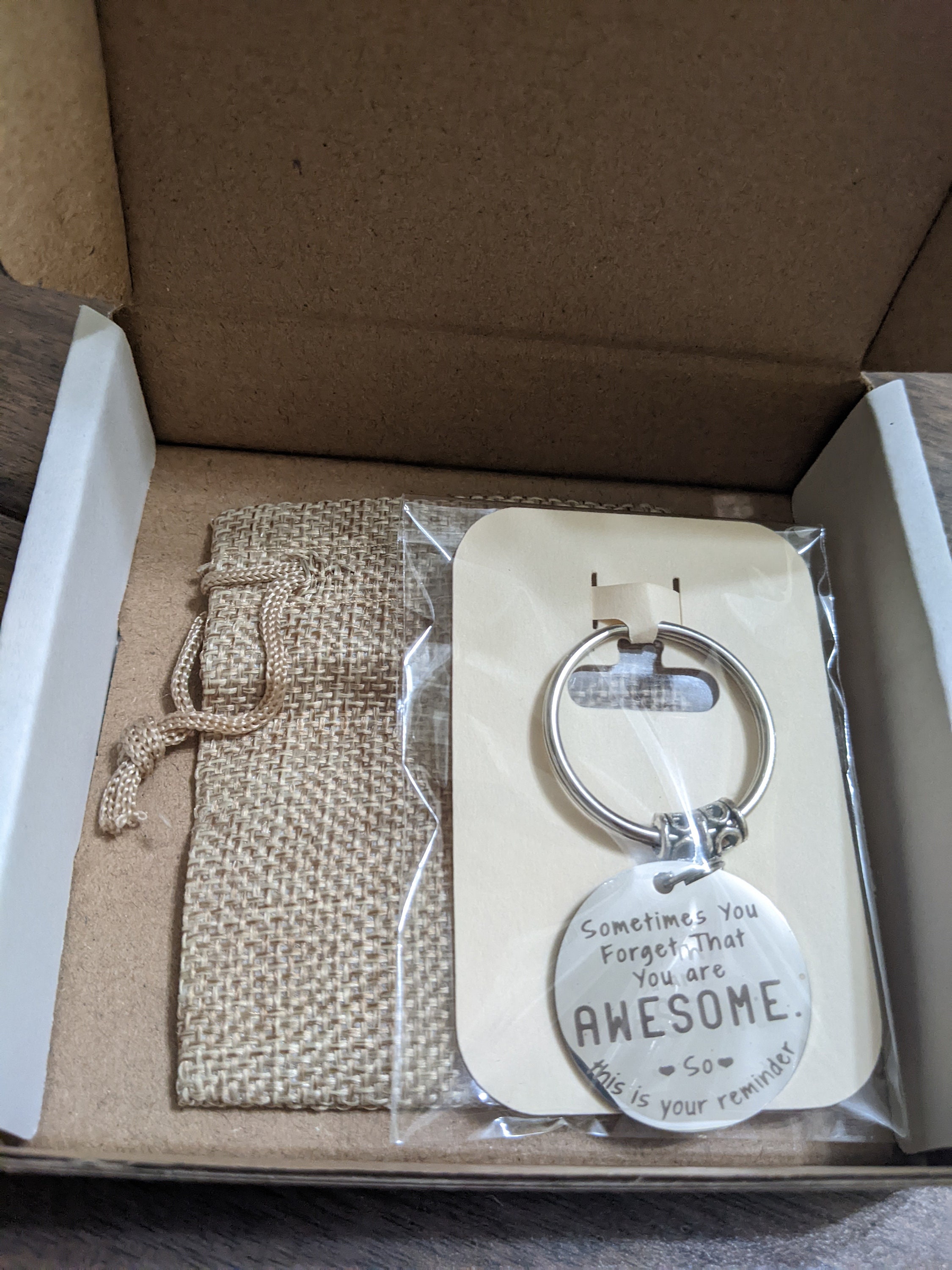 Awesome Keychain Keyring Inspirational Appreciation Thank You Employee ...