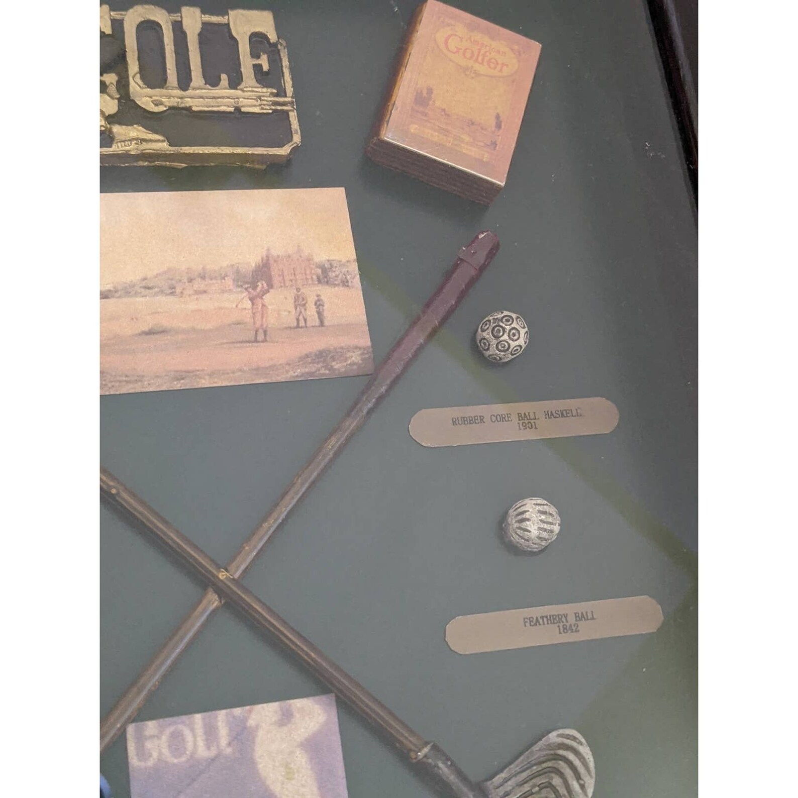 Vintage Golf Framed 3d Shadow Box Mirror Tees Balls Trophies - Etsy