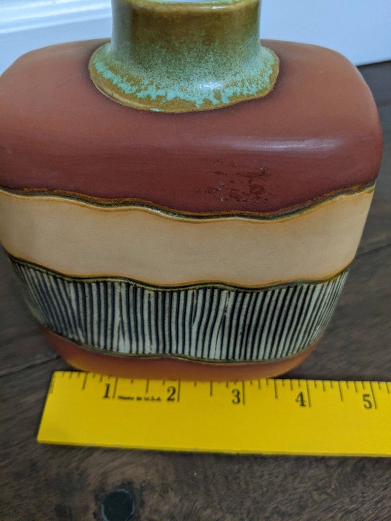 De La Tierra Cuenca Ecuador Pottery Flower Floral Vase Home Decor Brown ...