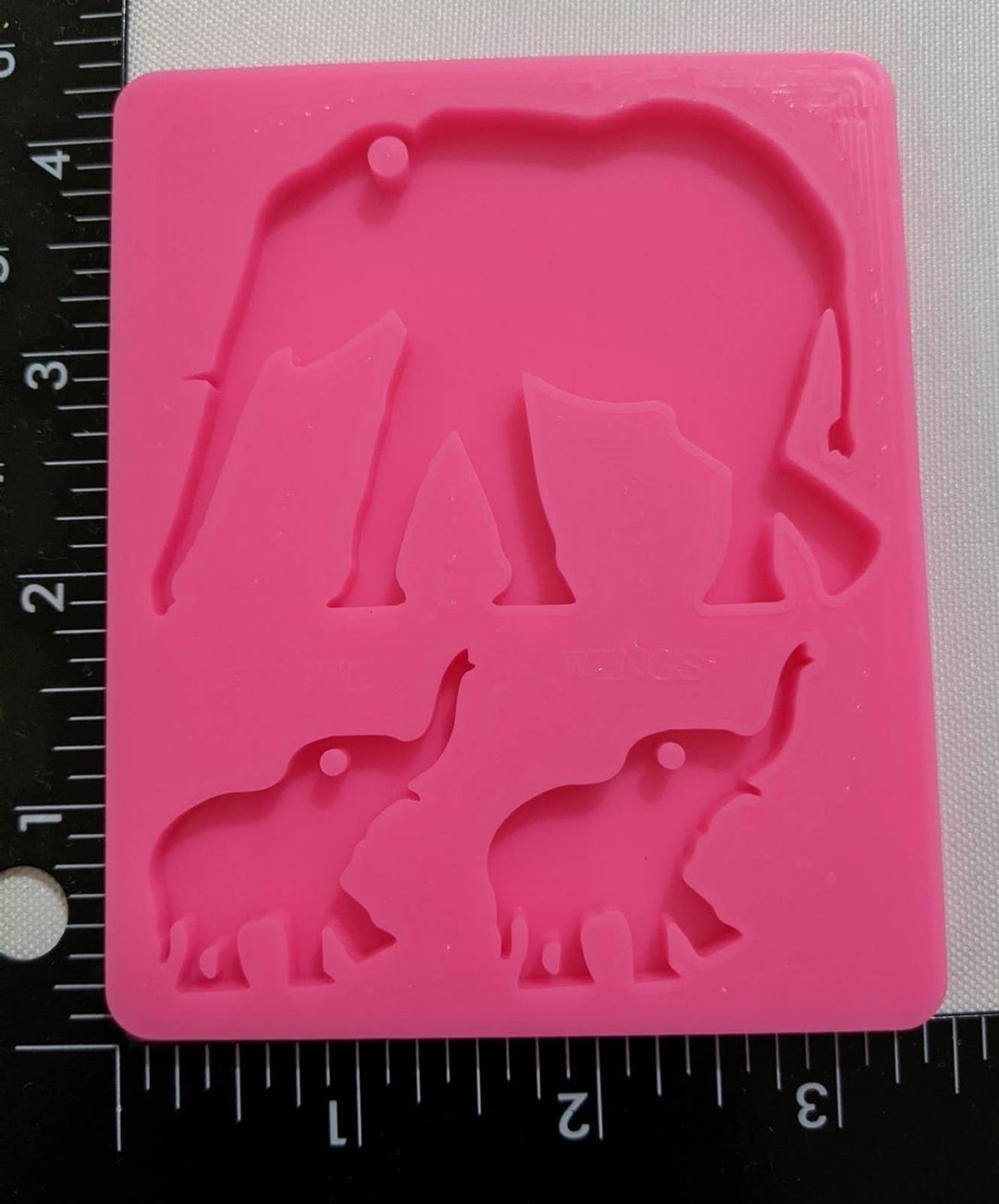 Epoxy Resin Elephant Babies Family Silicone Mold Diy Jewelry - Etsy