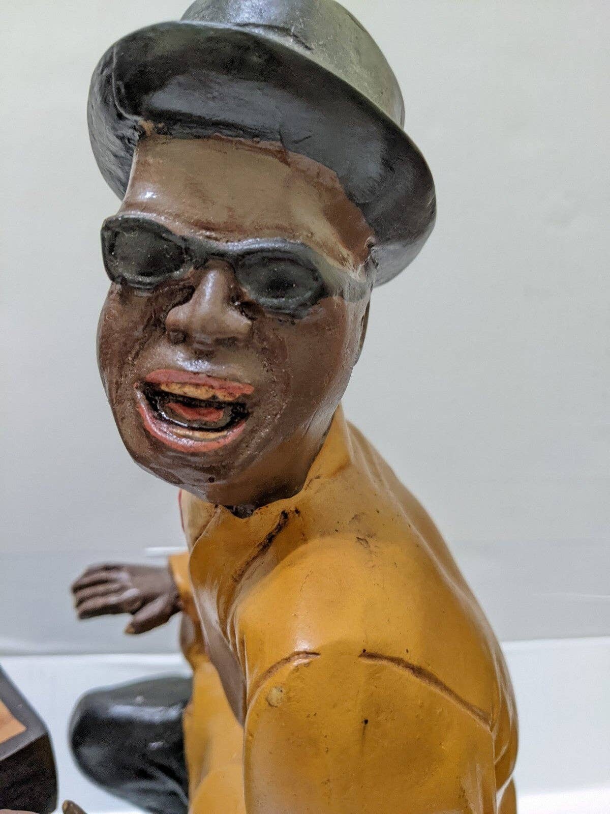 Vintage RAY CHARLES Statue Figurine Historical American Legend Playing ...