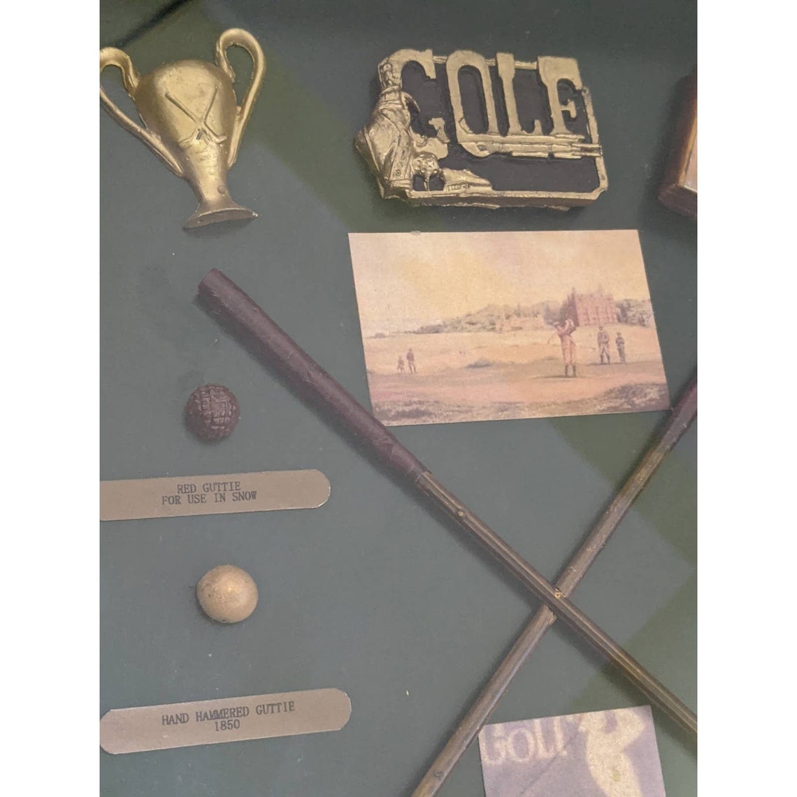 Vintage Golf Framed 3d Shadow Box Mirror Tees Balls Trophies - Etsy