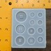 Silicone Button Mold / UV Resin Button Mold 11 Cavities DIY CRAFT ...
