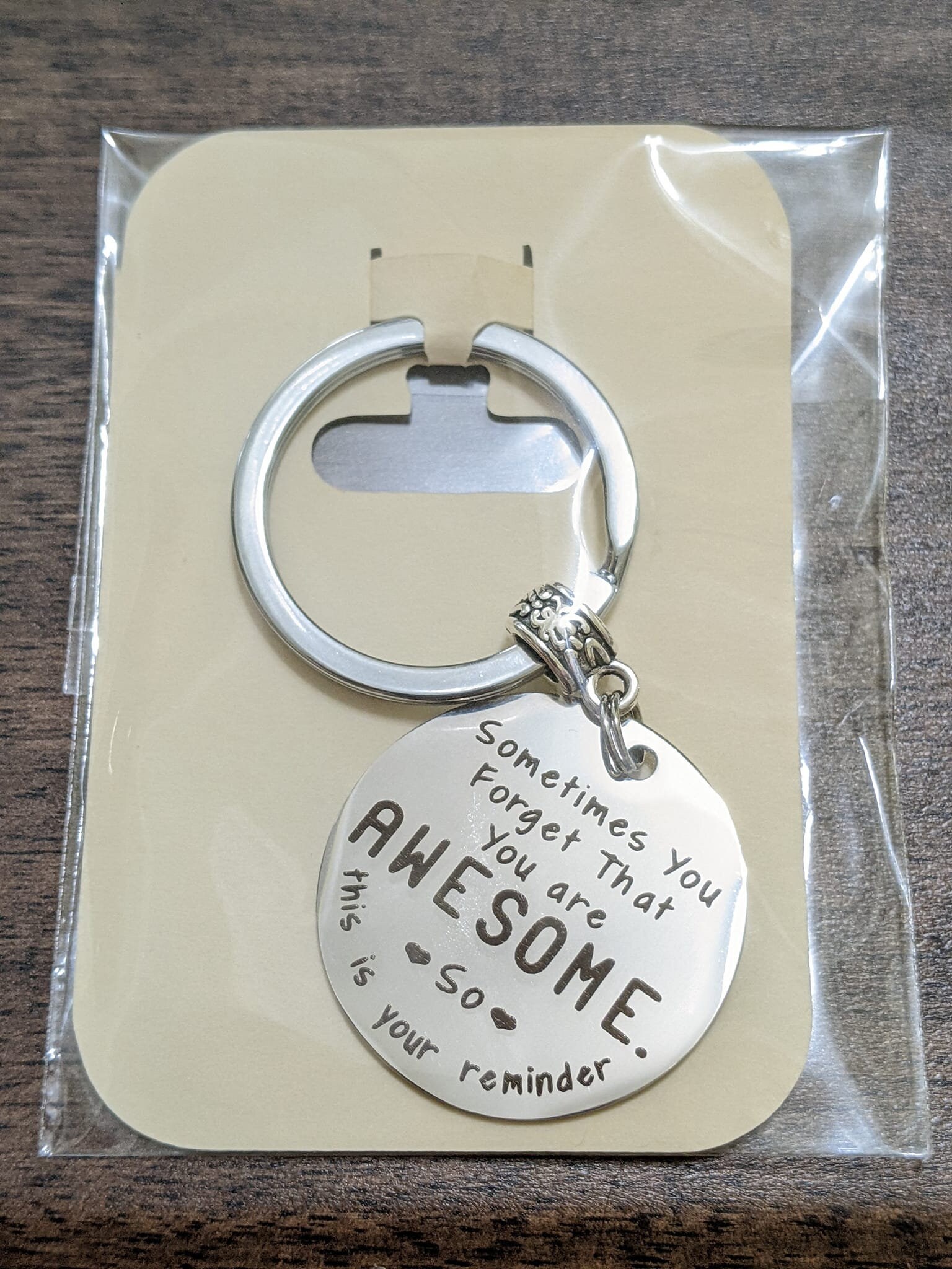 Awesome Keychain Keyring Inspirational Appreciation Thank You Employee ...