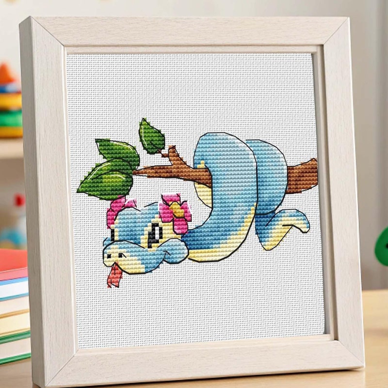 Snake Cross Stitch - Etsy