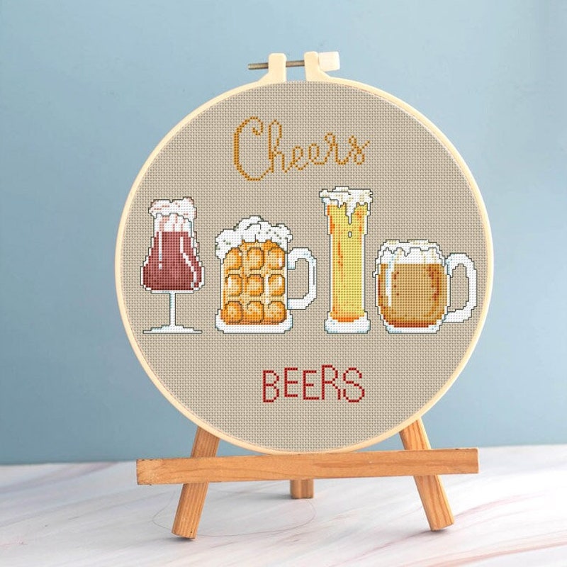 Beer Cross Stitch - Etsy