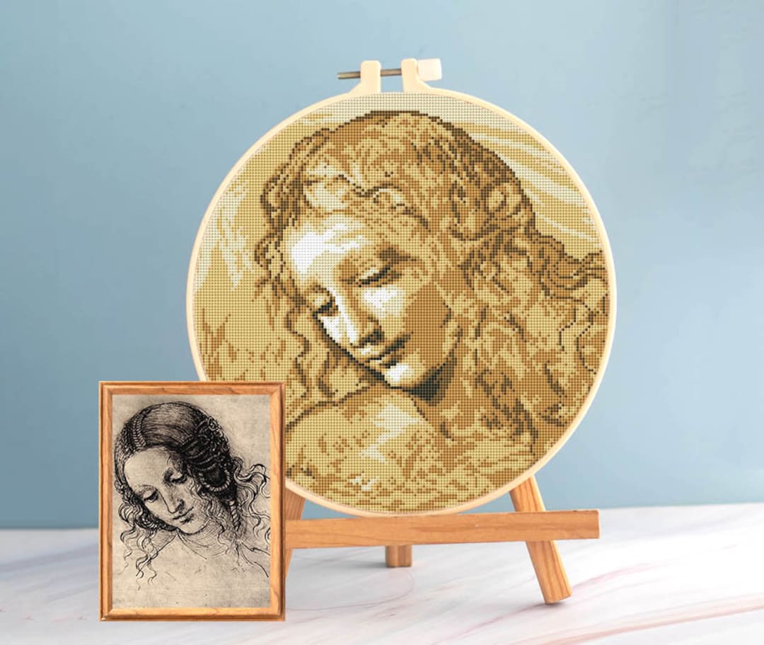 Da Vinci Cross Stitch Leda Pattern Pdf - Leonardo Da Vinci Cross Stitch ...
