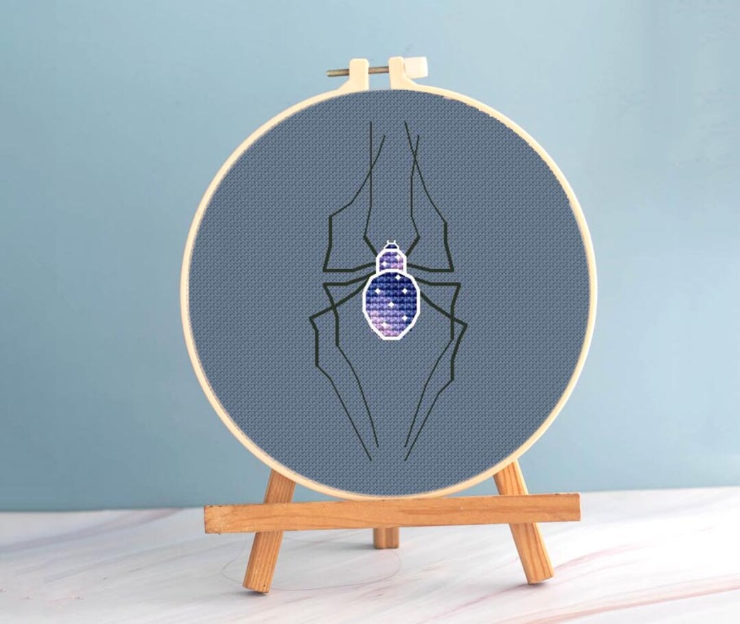 Magic Cross Stitch Spider Pattern Pdf Witch Embroidery Sky Spider Cross ...