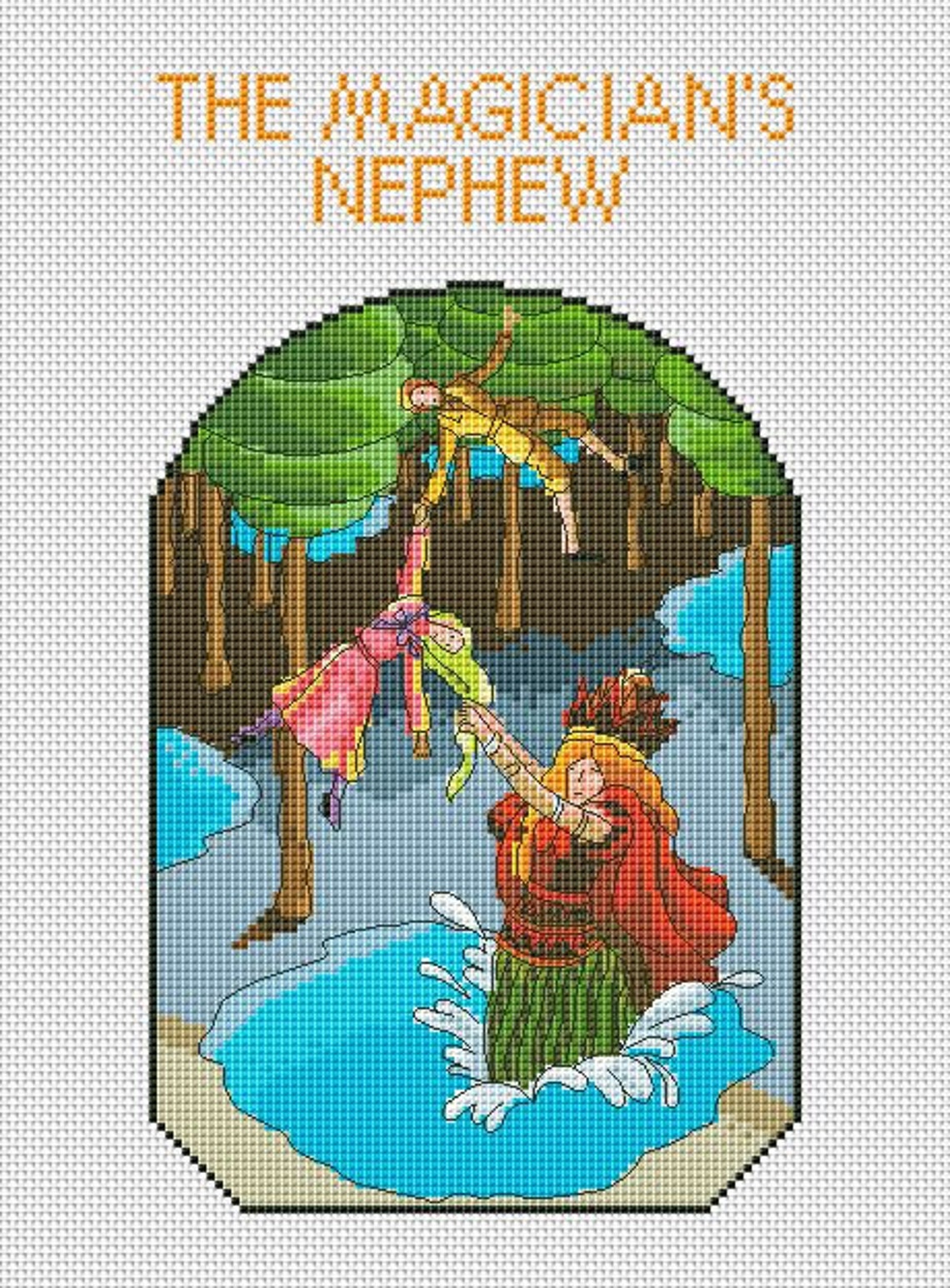 Magician's Nephew Cross Stitch Narnia Pattern Pdf Fairy | Etsy