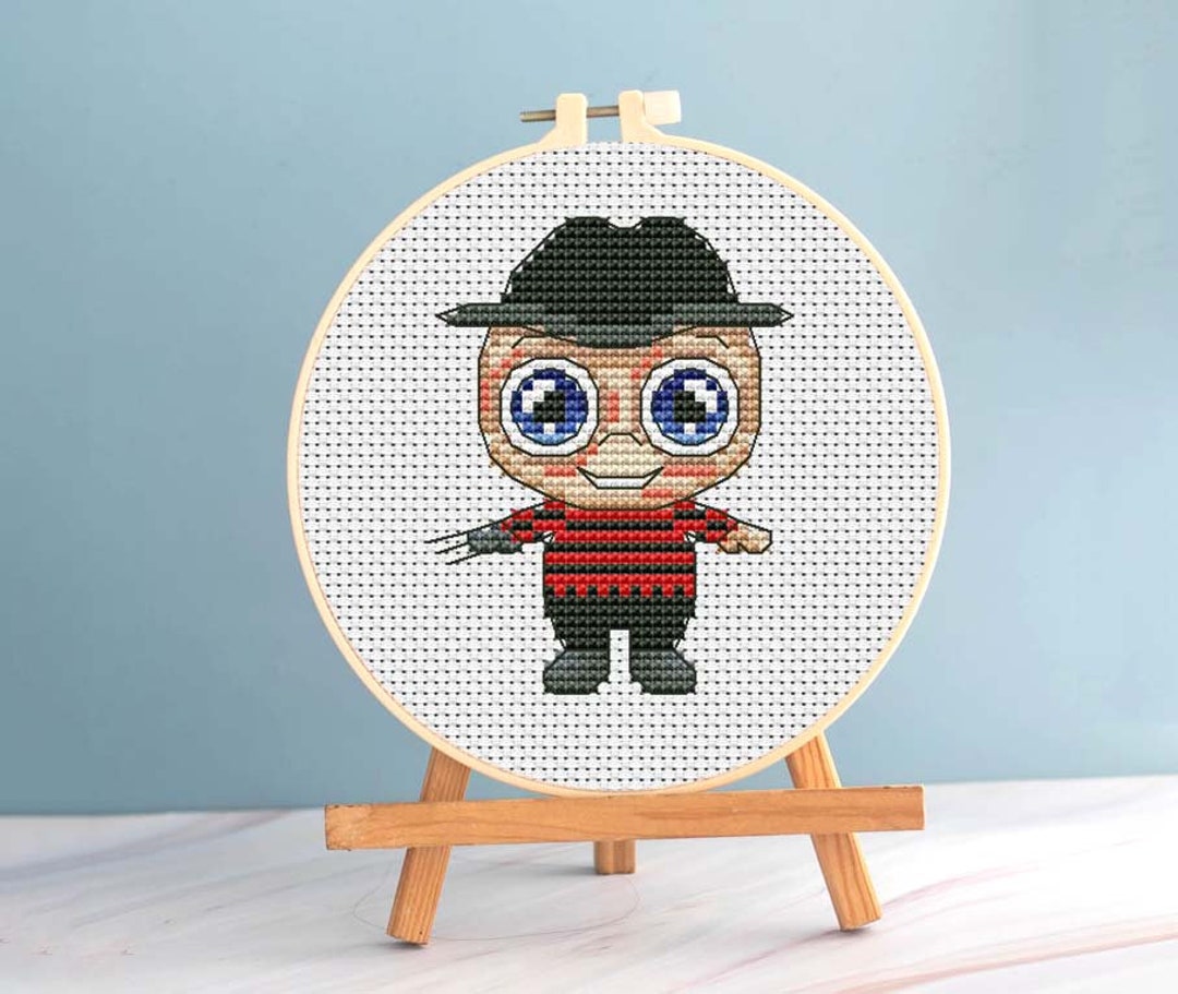 Freddy Krueger Cross Stitch Voodoo Pattern Pdf - Mummy Cross Stitch Hoo ...