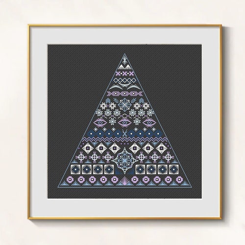 Christmas Tree Cross Stitch Pattern Christmas Ornament - Etsy