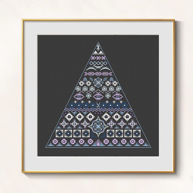 Sashiko Tree - Etsy