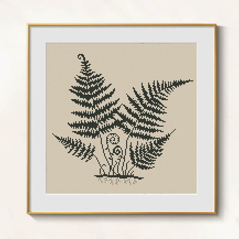 Fern Embroidery - Etsy