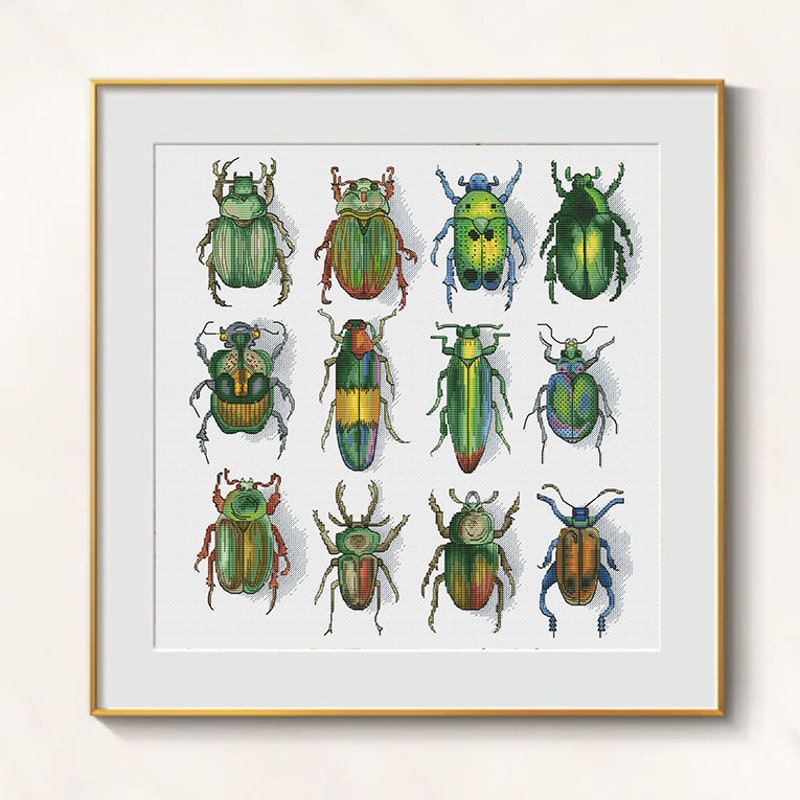Insect Cross Stitch - Etsy