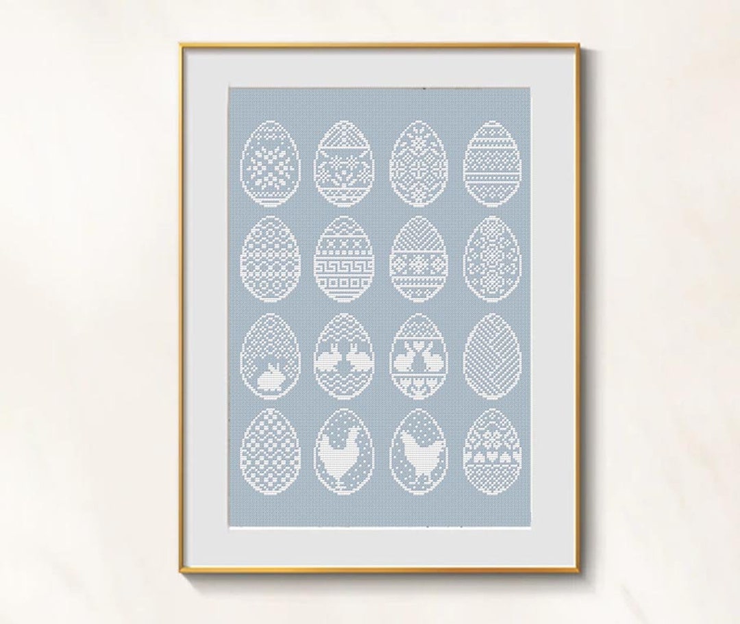 Egg Cross Stitch Whitework Pattern Pdf - Hardanger Embroidery Doves Cross Stitch Blackwork ...
